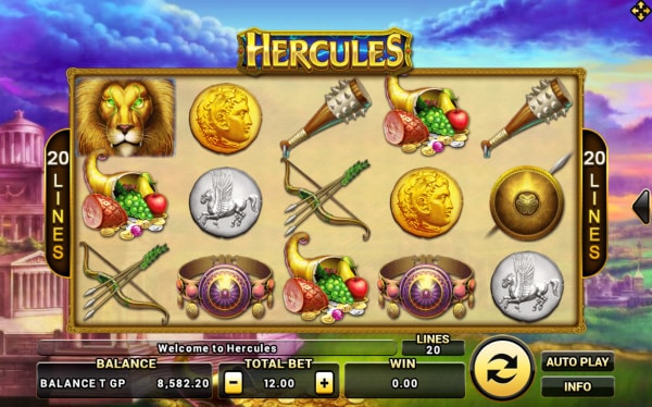 Hercules Slot รีวิวสล็อตเฮอร์คิวลิส มหาเทพแจกโชค จาก SlotXo