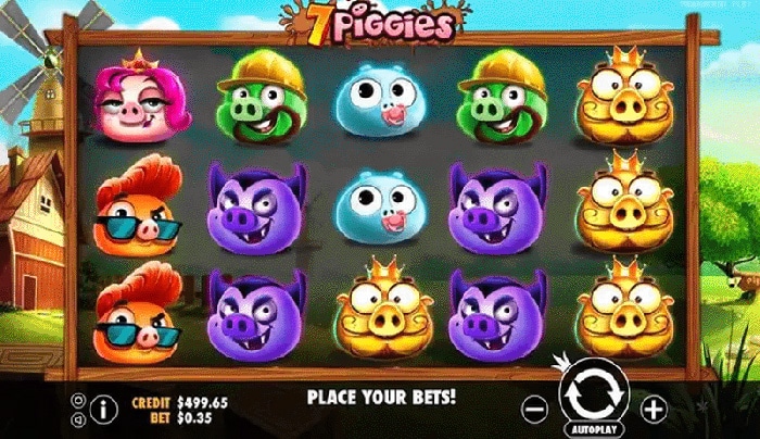 7 Piggies สล็อตลูกหมู 7 ค่าย Pragmatic Play เล่นง่าย จ่ายหนักจริง