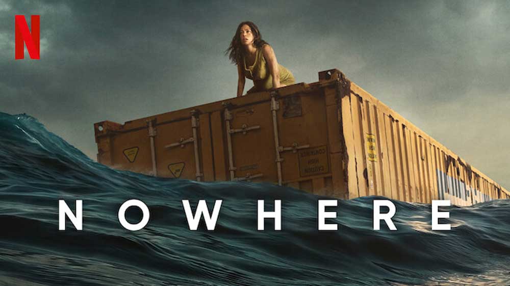 NOWHERE เรื่องย่อ รีวิว หนังเอาชีวิตรอดกลางทะเล สุดลุ้น จาก Netflix